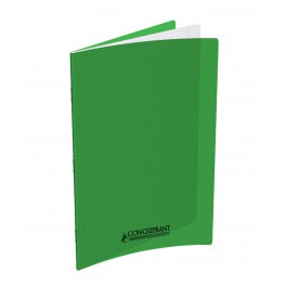 CAHIER POLYPRO VERT 90G 96 PAGES 5X5 24X32 - boutiquescolaire.com