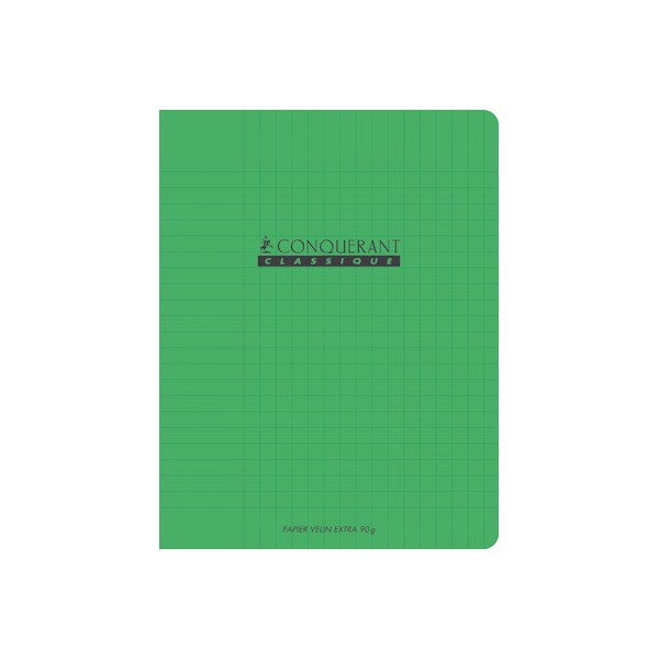 CAHIER 24X32 96P POLYPRO VERT 90G SÉYÈS - boutiquescolaire.com